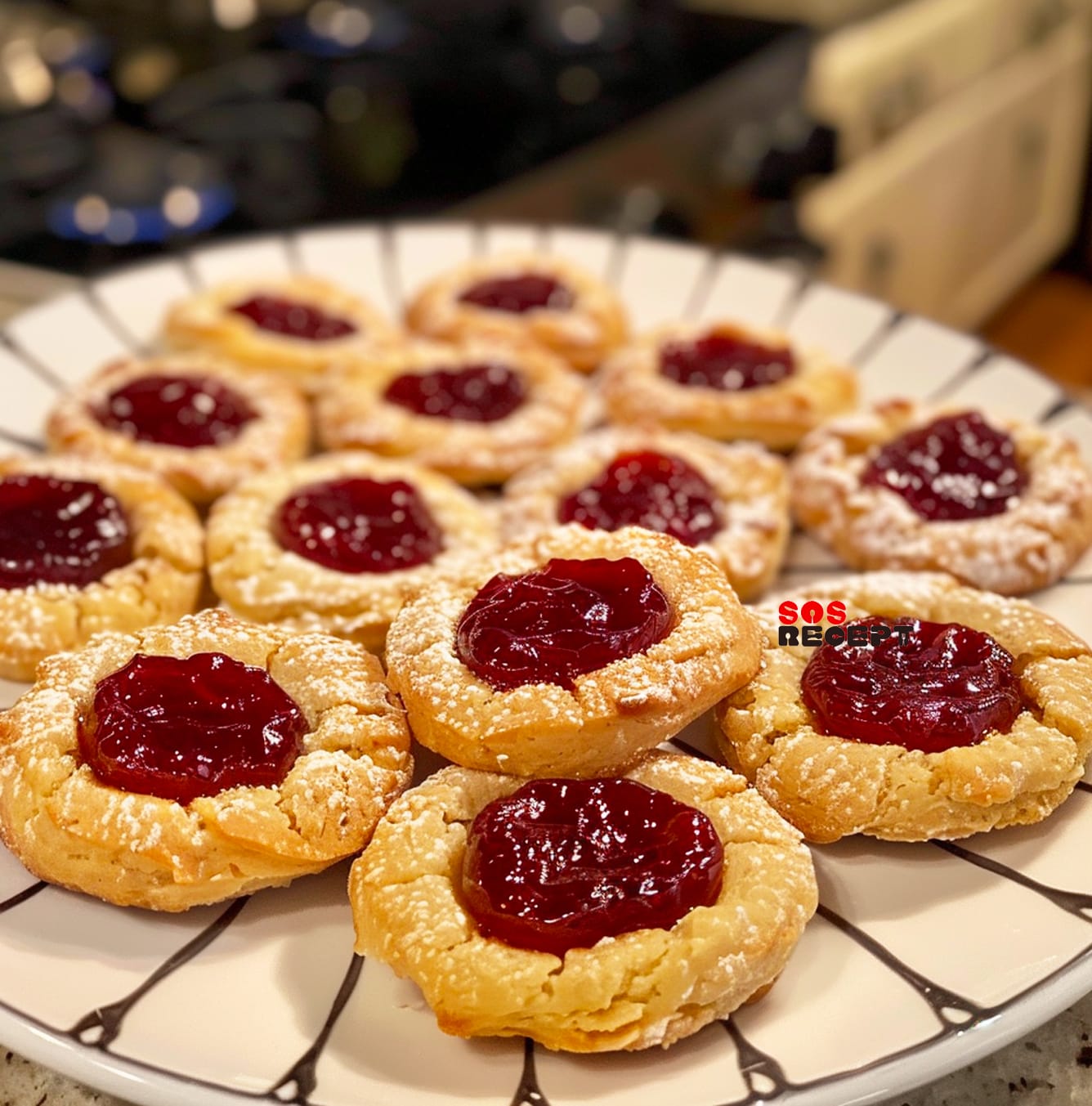 Syltkyssar med mandelmassa - Sos Recept